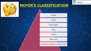 Etiology of malocclusion- IV BDS | PPTX