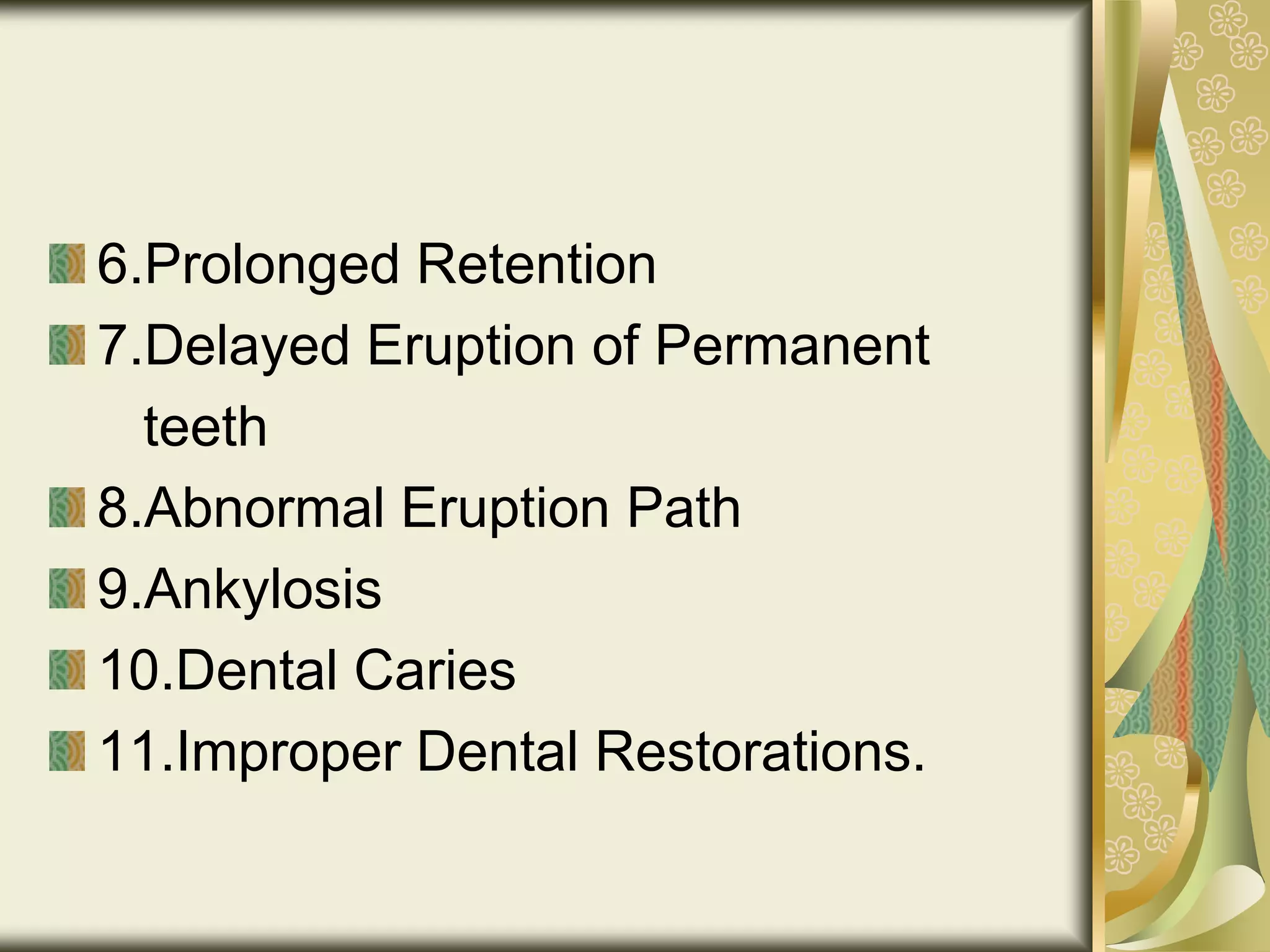 Etiology of malocclusion general factors | PPT