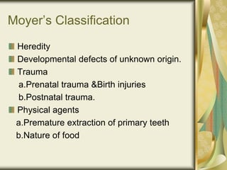 Etiology of malocclusion general factors | PPT