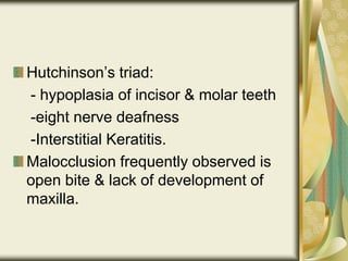 Etiology of malocclusion general factors | PPT