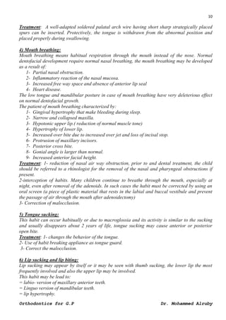 etiology of malocclusion for general practitioners.docx