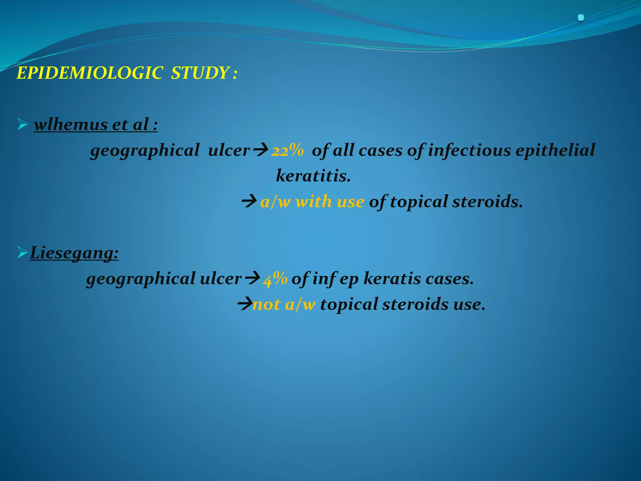 ETIOLOGY, PATHOLOGY AND PATHOGENESIS OF CORNEAL ULCER | PPTX