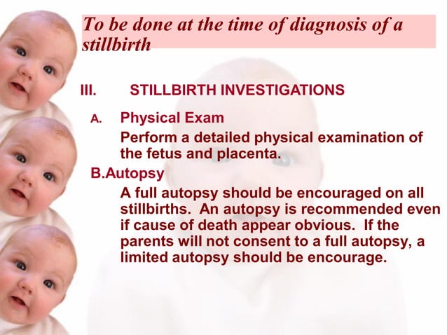 Etiology & prevention of stillbirth prof.salah | PDF | Pregnancy ...