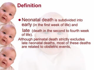 Etiology & prevention of stillbirth prof.salah | PDF