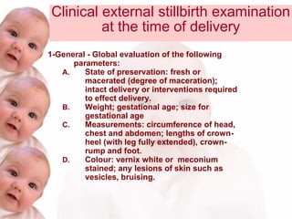 Etiology & prevention of stillbirth prof.salah | PDF