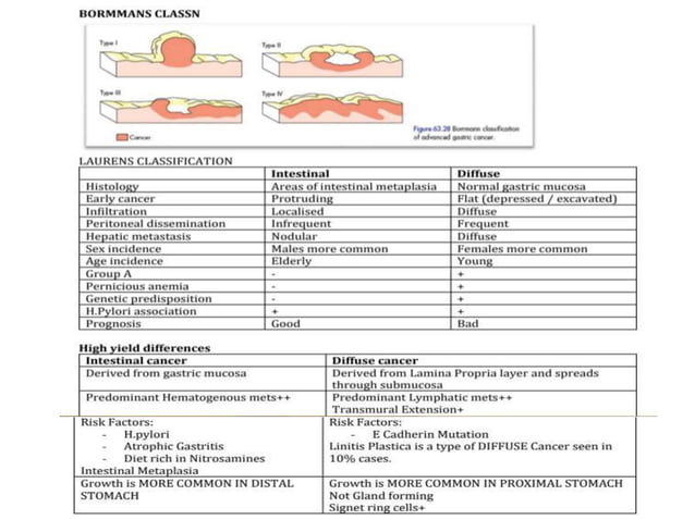 Etiopathogenesis and staging of gastric cancer | PPTX | Digestive ...