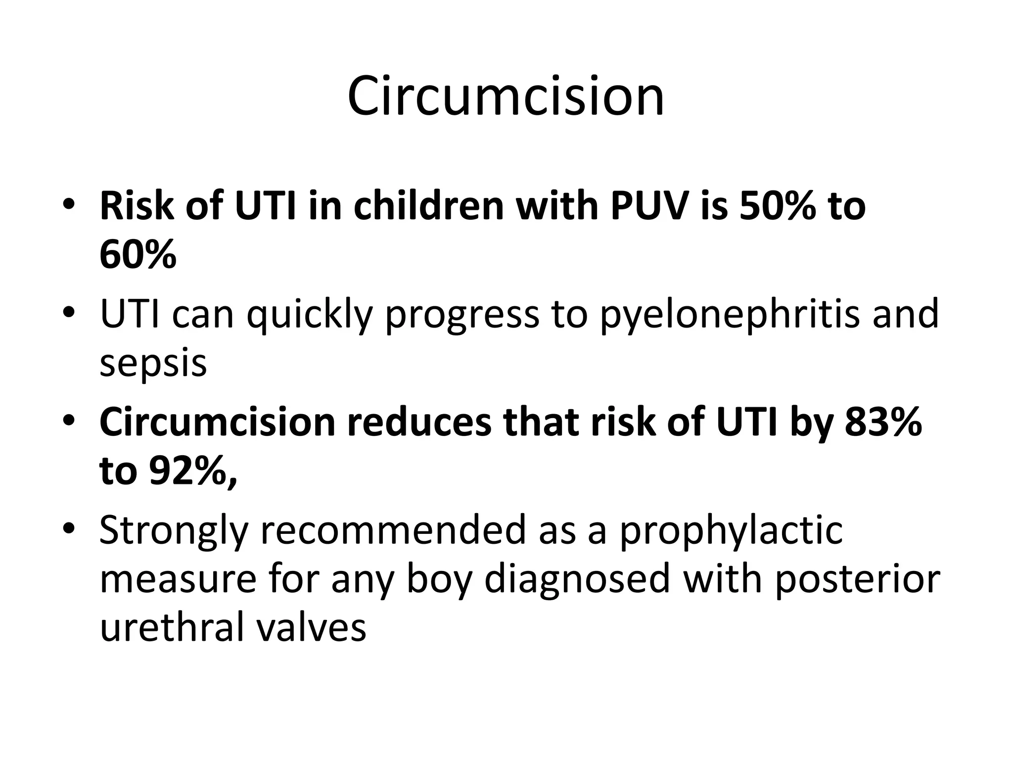 Etiopathogenesis, Evaluation & Management of Posterior Urethral Valve ...
