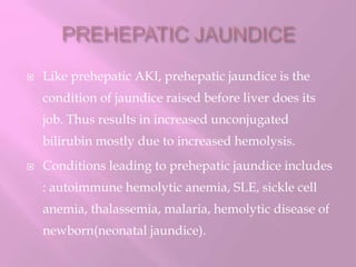 Etiopathogenesis of jaundice | PPTX