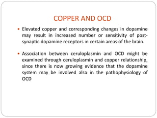 Etiopathogenesis of obsessive compulsive disorder [autosaved] | PPTX