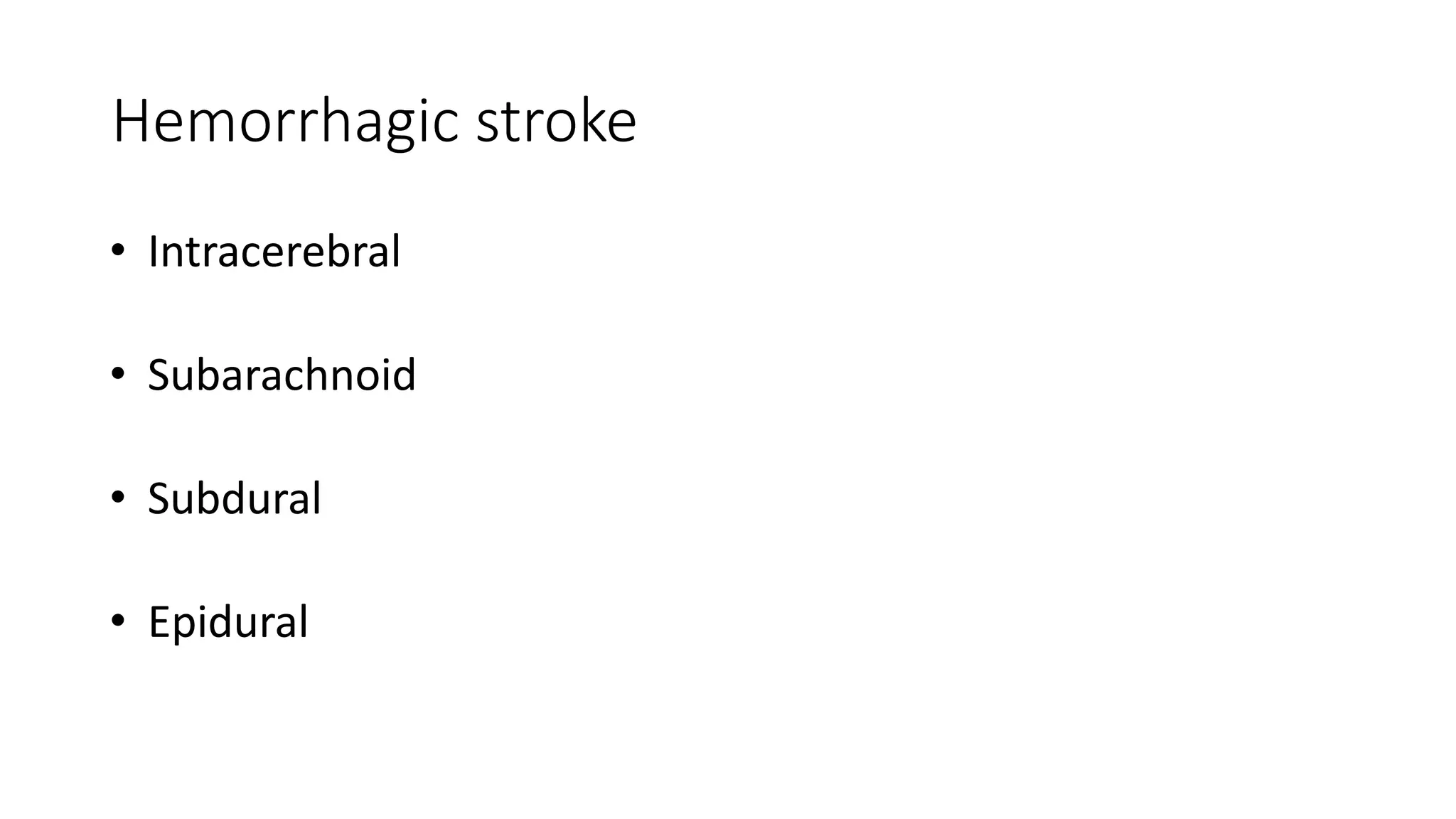 Etiopathogenesis of stroke | PPTX