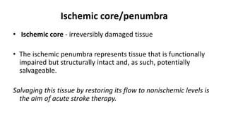 Etiopathogenesis of stroke | PPTX