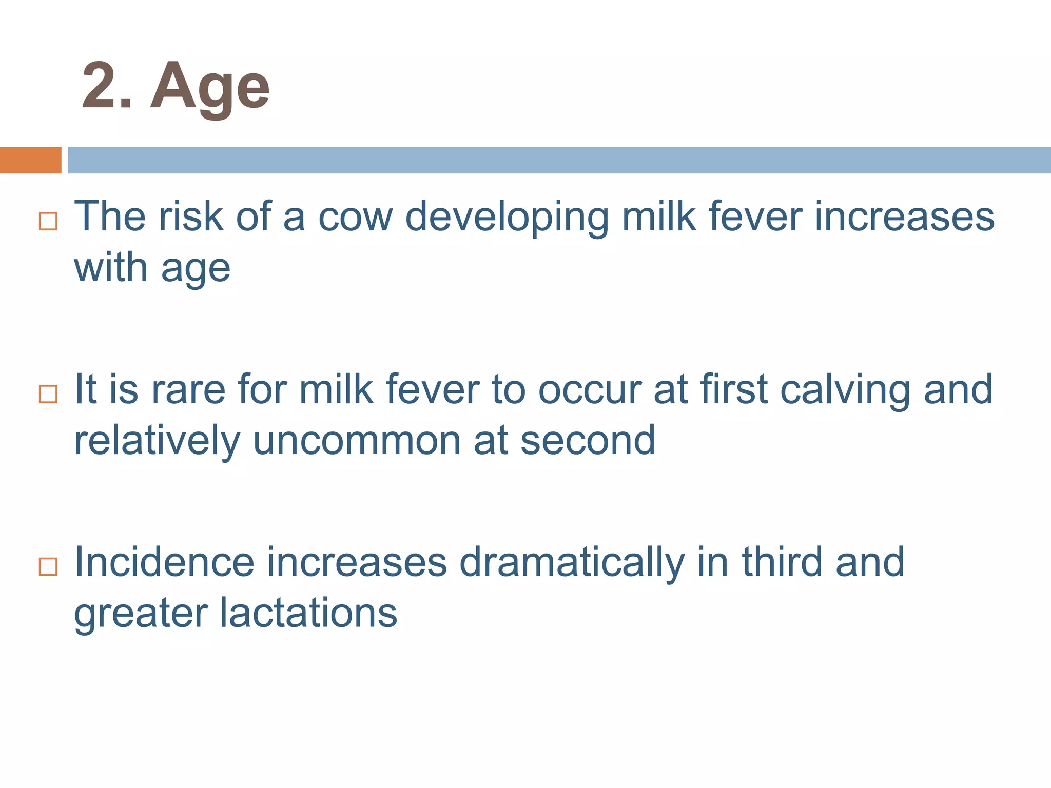 Etiopathogenesis, therapy, prevention and control of milk fever in ...