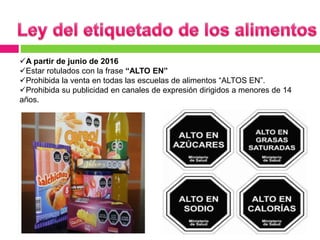 Etiquetado nutricional | PPTX