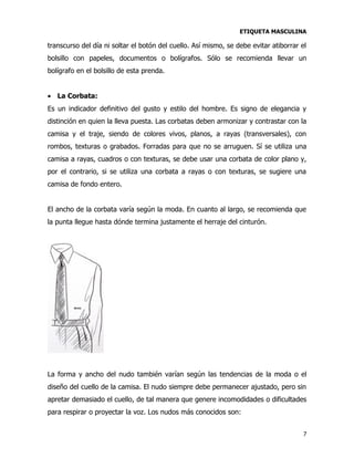 ETIQUETA MASCULINA | DOC
