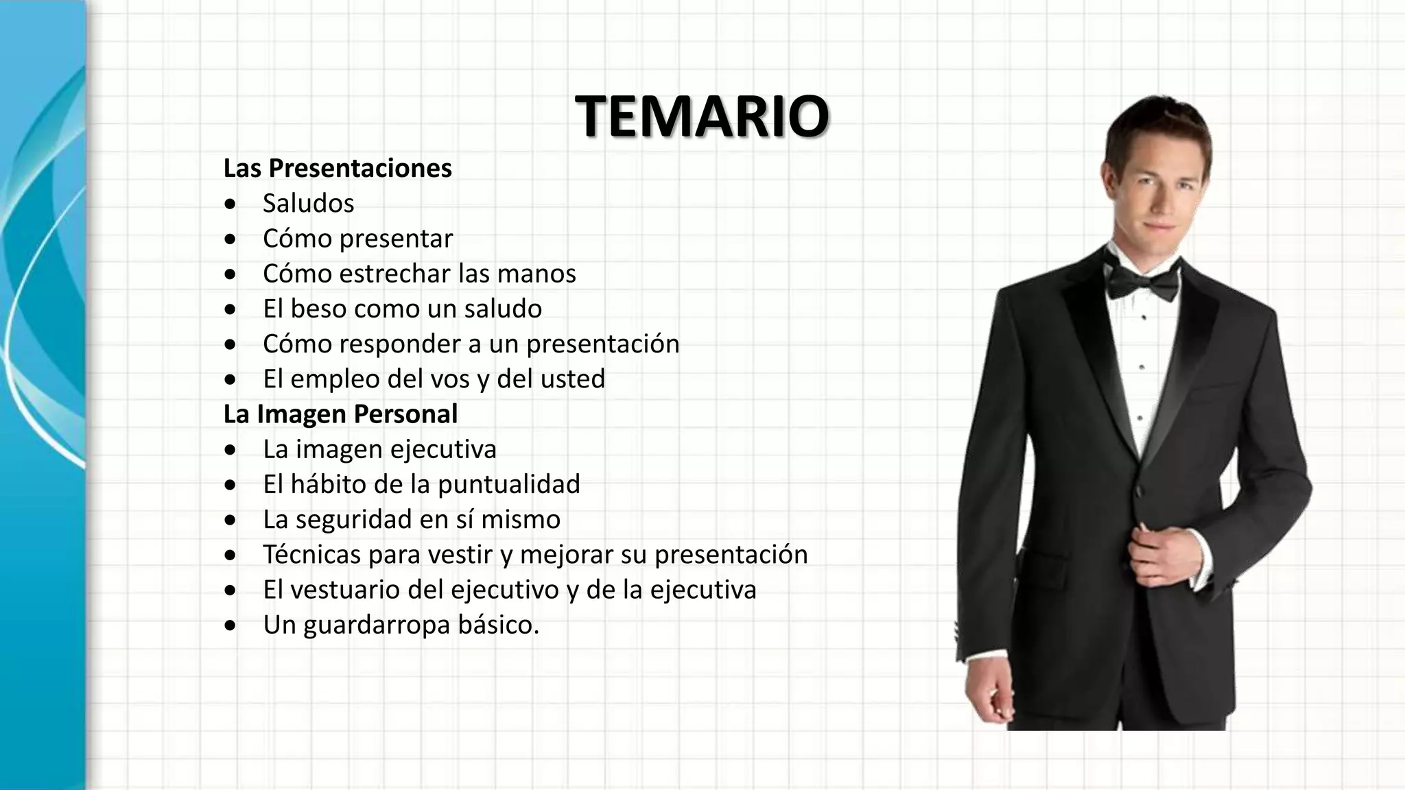 Etiqueta protocolo empresarial e imagen personal | PPTX