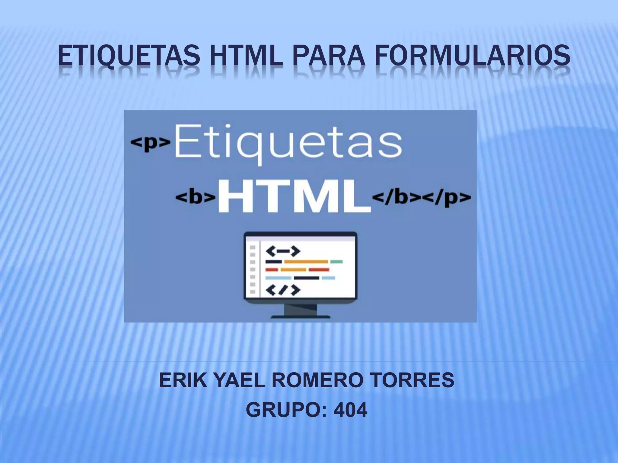 Etiquetas Formularios Htmlpptx 