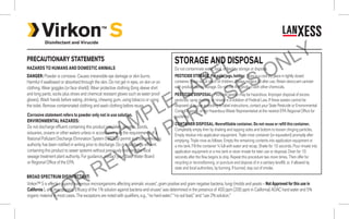 Etiqueta virkon s | PDF