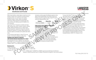 Etiqueta virkon s | PDF