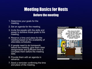 Meeting and Email Etiquette | PPT