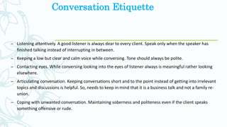 Etiquette | PPTX