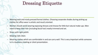 Etiquette | PPTX
