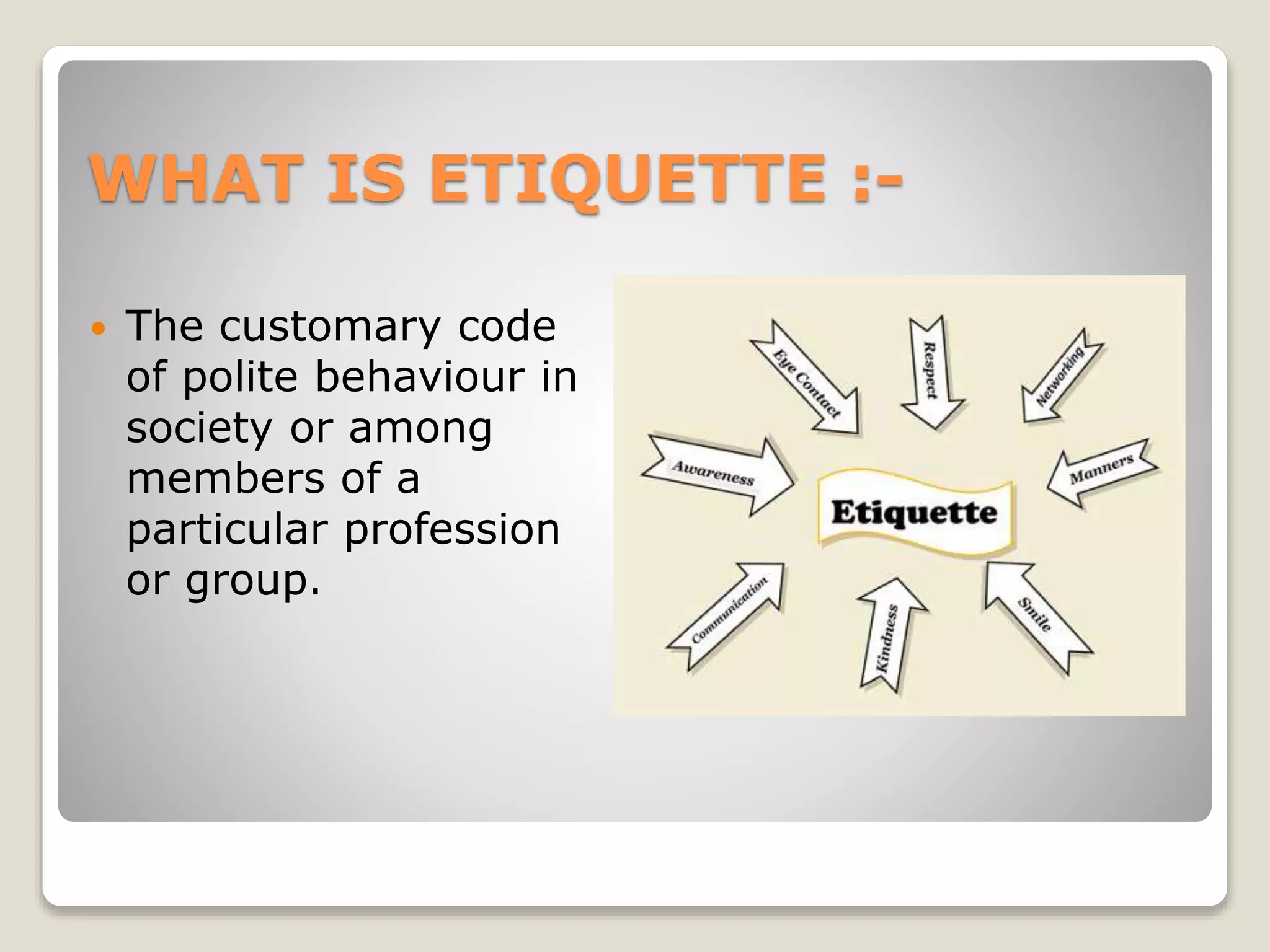 Basic Mobile Phone Etiquette ....Etiquette | PPTX