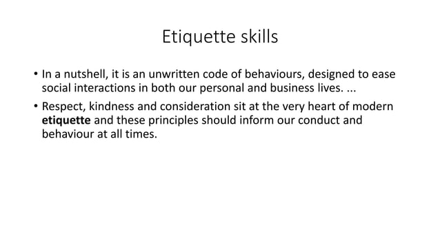 ETIQUETTE.pptx for MEDICAL students and professionals | PPTX
