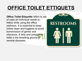 BATHROOM ETIQUETTE | PPT
