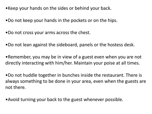 Etiquette and manners of a true hoteliar | PPTX
