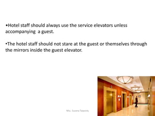 Etiquette & Manners of a true Hotelier | PPTX