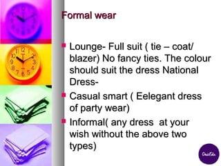 Etiquette business dining dress code | PPT