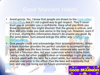 Etiquette ch 2 p1 | PDF