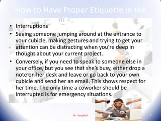 Etiquette ch 2 p1 | PPT