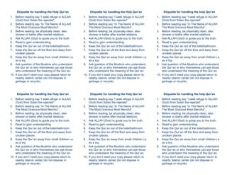 Etiquette for handling_the_quran | PDF