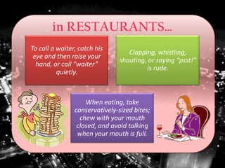 Four components of Etiquette | PPTX