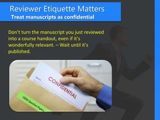Etiquette in research and scientific publishing | PPT
