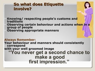 Etiquette & manners | PPT