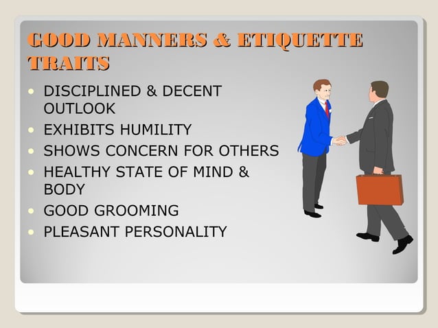 Etiquette & manners | PPT | Dating | Family and Relationships