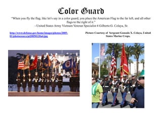 Etiquette of the united states flag of america | PPTX