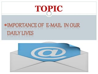 email in our daily life | PPTX