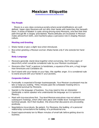 Etiquette Project | DOCX
