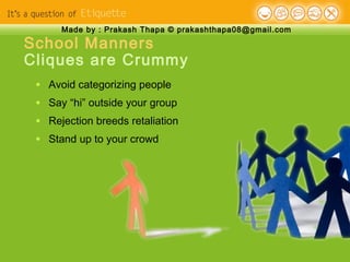 Etiquettes | PPT