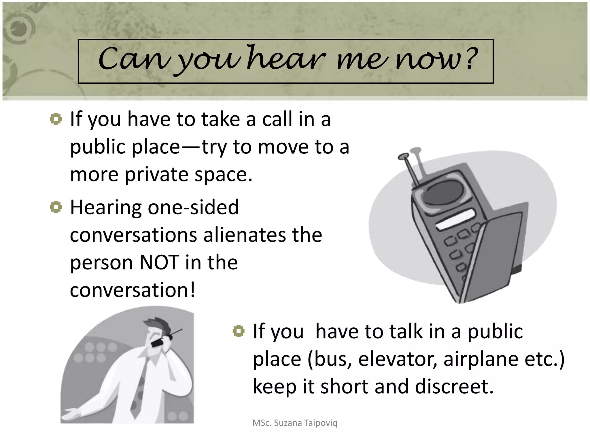 Basic Etiquettes for Effective Communication | PPT