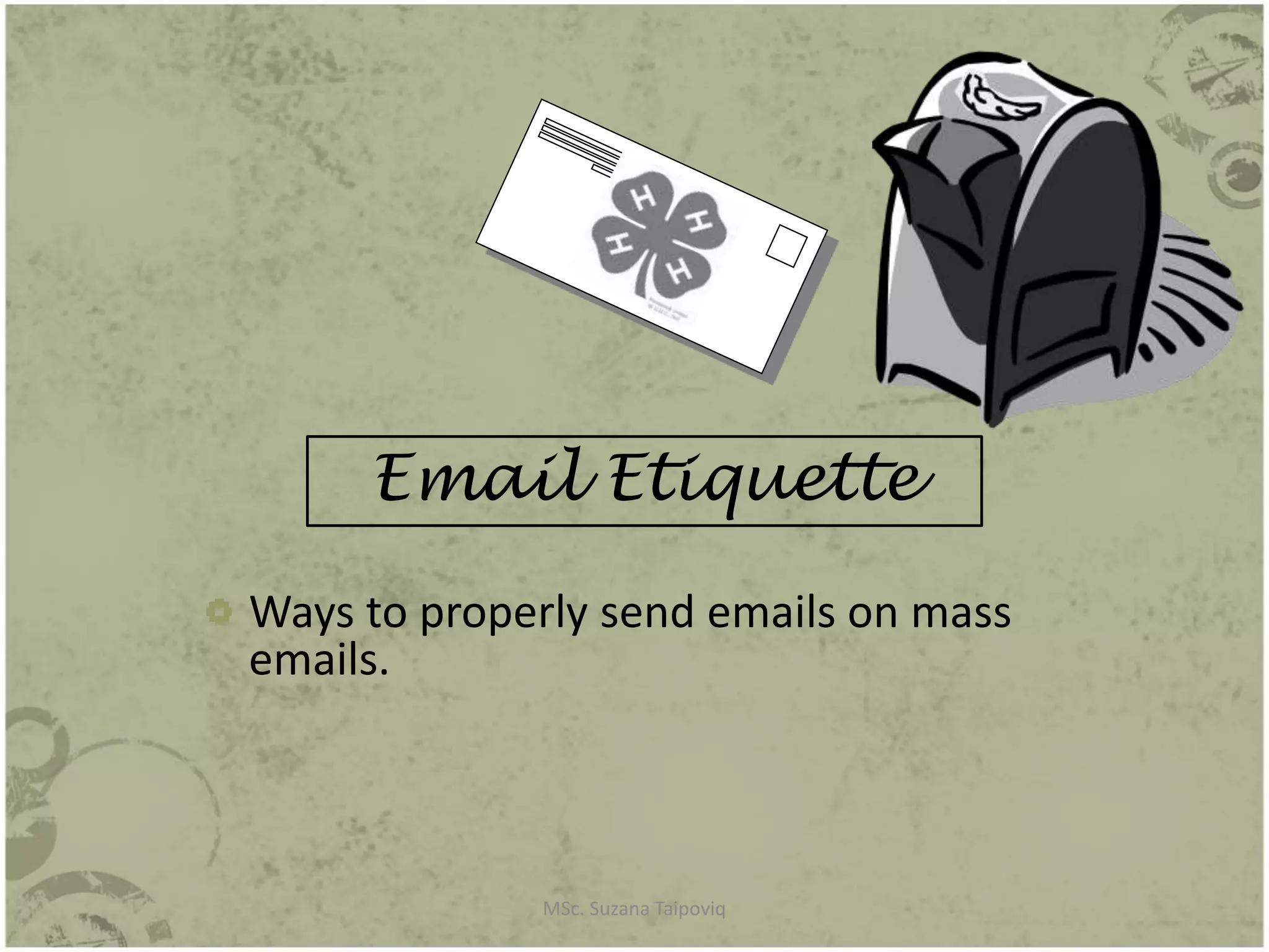 Basic Etiquettes for Effective Communication | PPT
