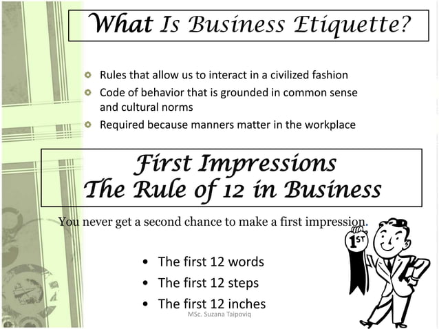 Basic Etiquettes for Effective Communication | PPT