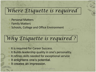 Basic Etiquettes for Effective Communication | PPT
