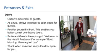 Etiquettes, Courtesies & Mannerisms of a Hotel Professional | PPTX