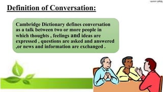 Etiquettes of conversation | PPTX