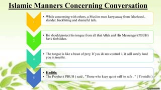 Etiquettes of conversation | PPTX