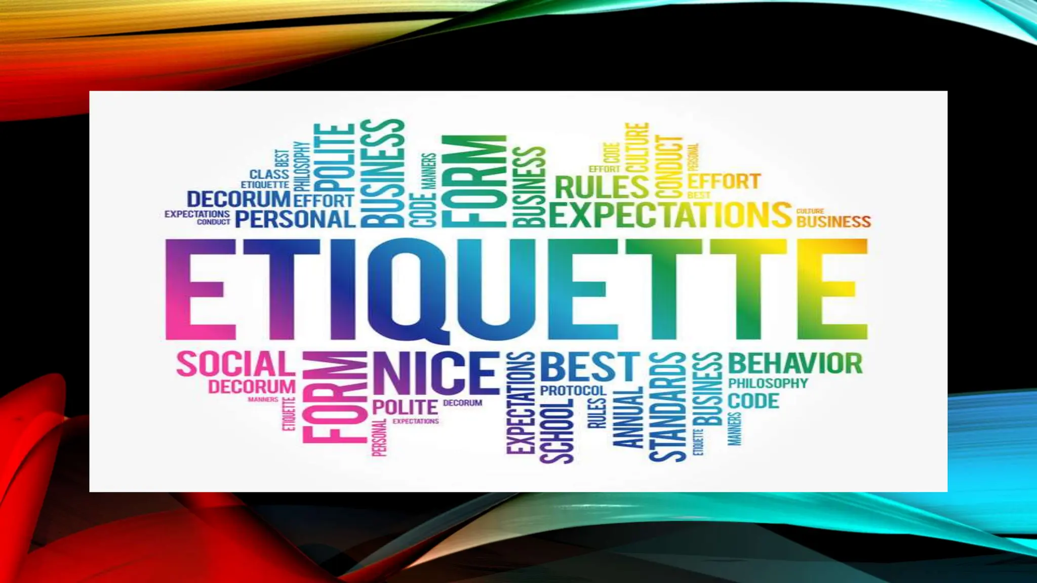 Etiquette, Sportsmanship,Proper Etiquette and Safety Standards in ...